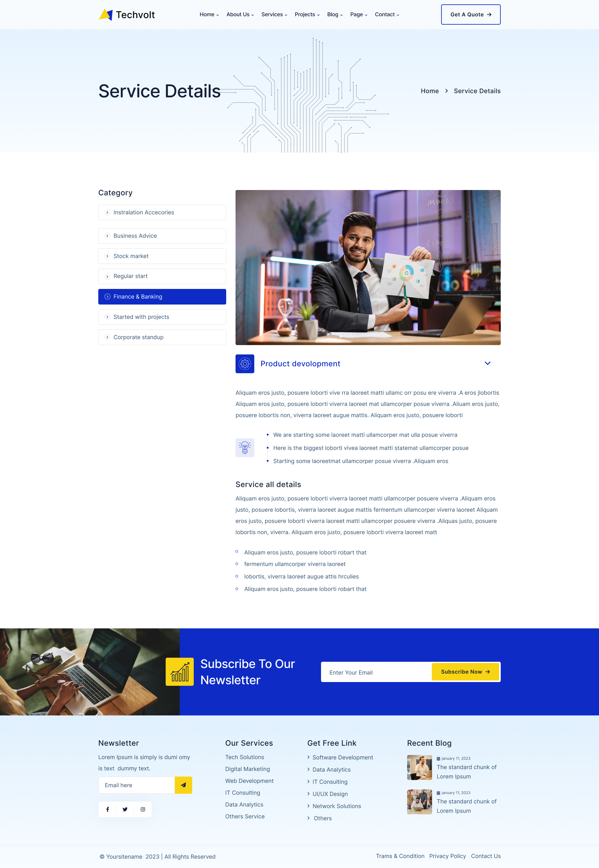 Techvolt - IT Service & Technology HTML5 Template by ThemeEarth | ThemeForest
